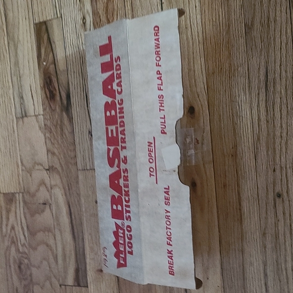 Other | New 1989 Fleer Baseball Logo Stickers And Cards | Poshmark